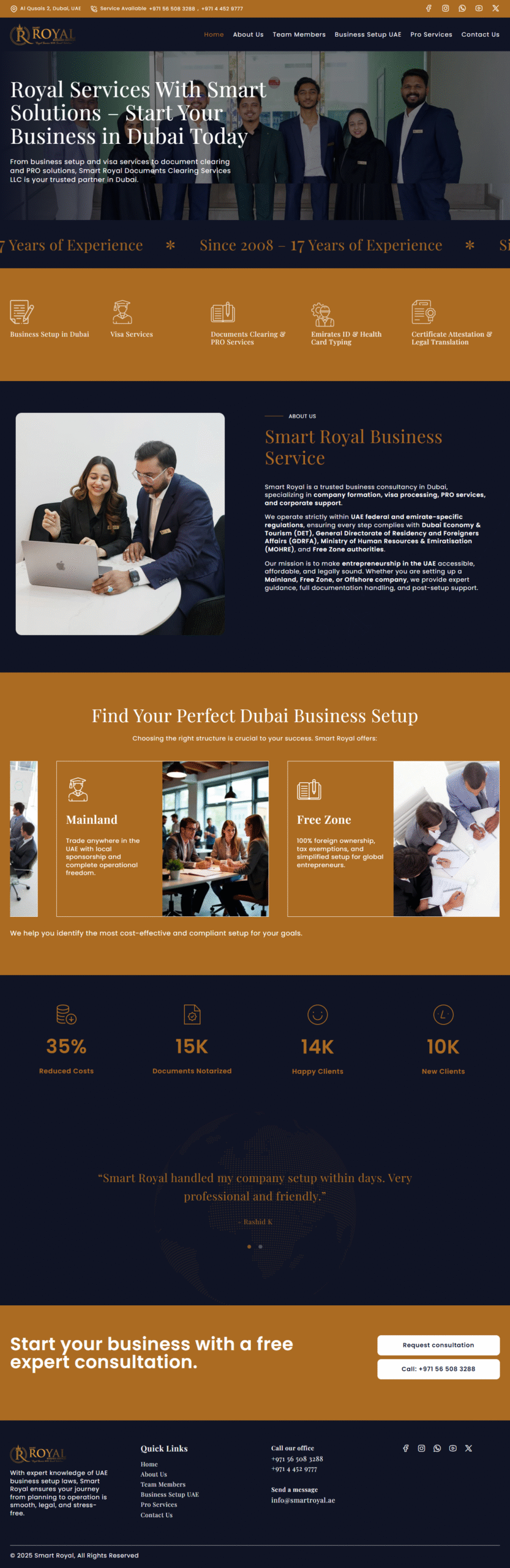 Contact Us - Smart Royal
